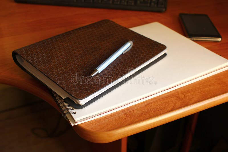 Notepad on the Desk, Office Work, Lifestyle Stock Photo - Image of ...