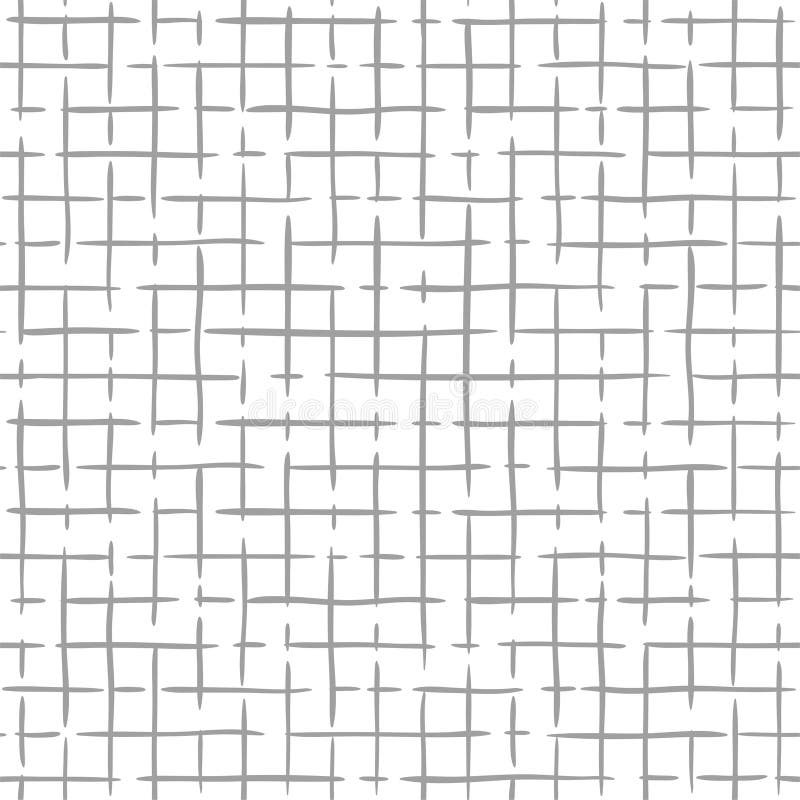 Notepad Grid Background, Sketch Style Illustration of Grey Line on ...