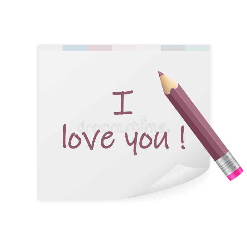 Love Notepad Icon, Love and Heart Vector Stock Vector - Illustration of ...