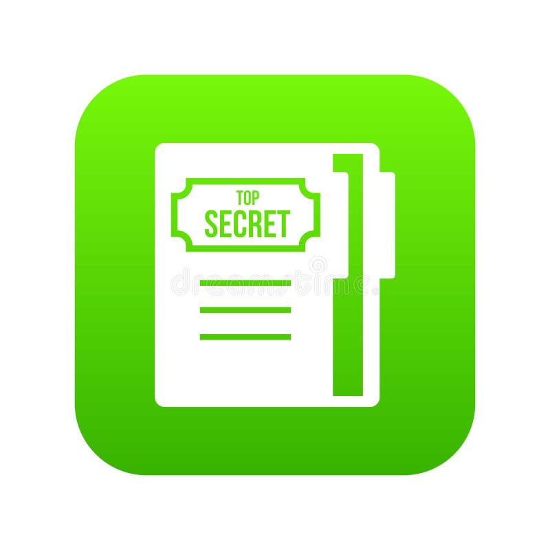 Notepad icon digital green stock vector. Illustration of notepaper ...
