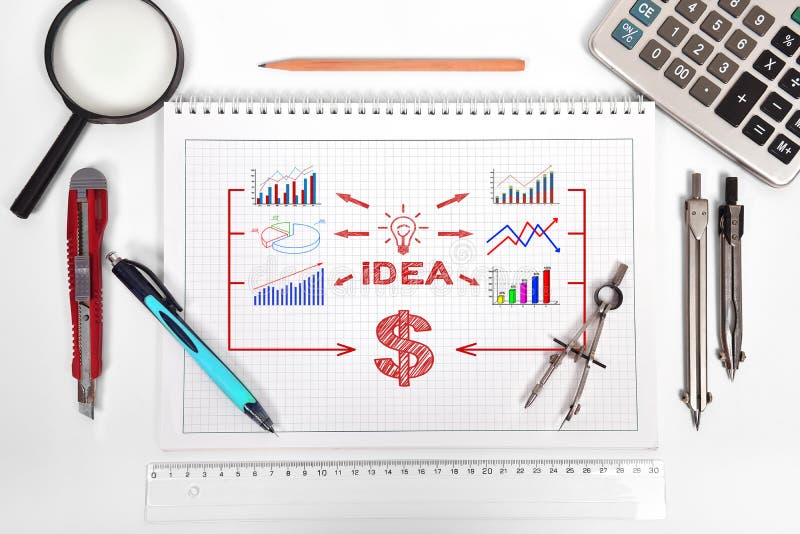 Idea scheme stock photo. Image of planning, consulting - 53575676