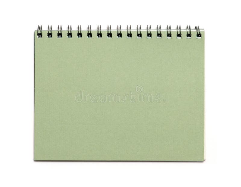 Notepad Isolated on White Background Stock Image - Image of clean ...