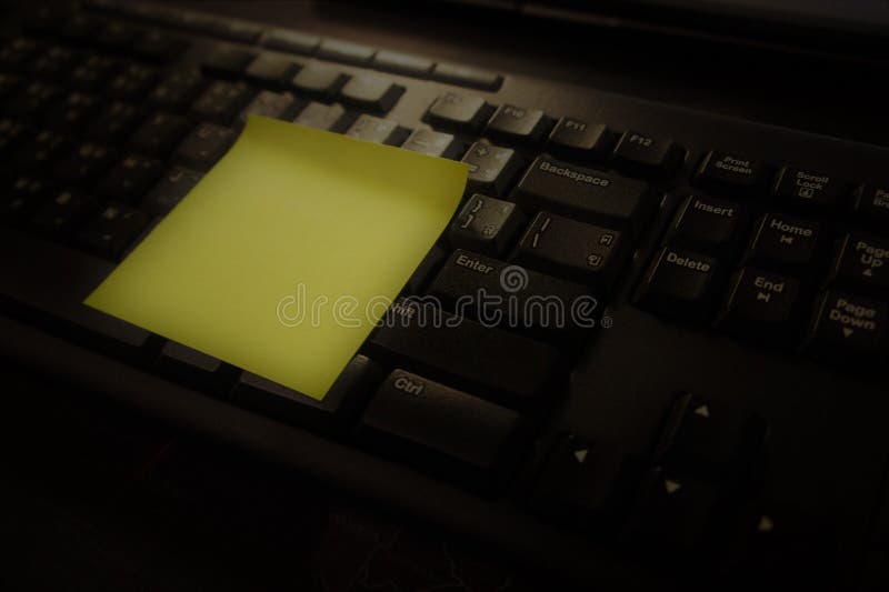 Notepad with Keyboard and Memo Stock Photo - Image of proposal, notes ...