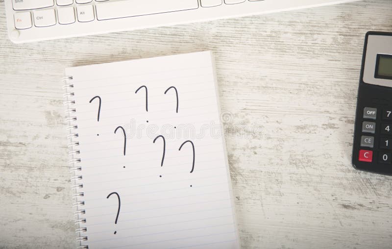 Notepad with keyboard stock photo. Image of desk, learn - 210607200