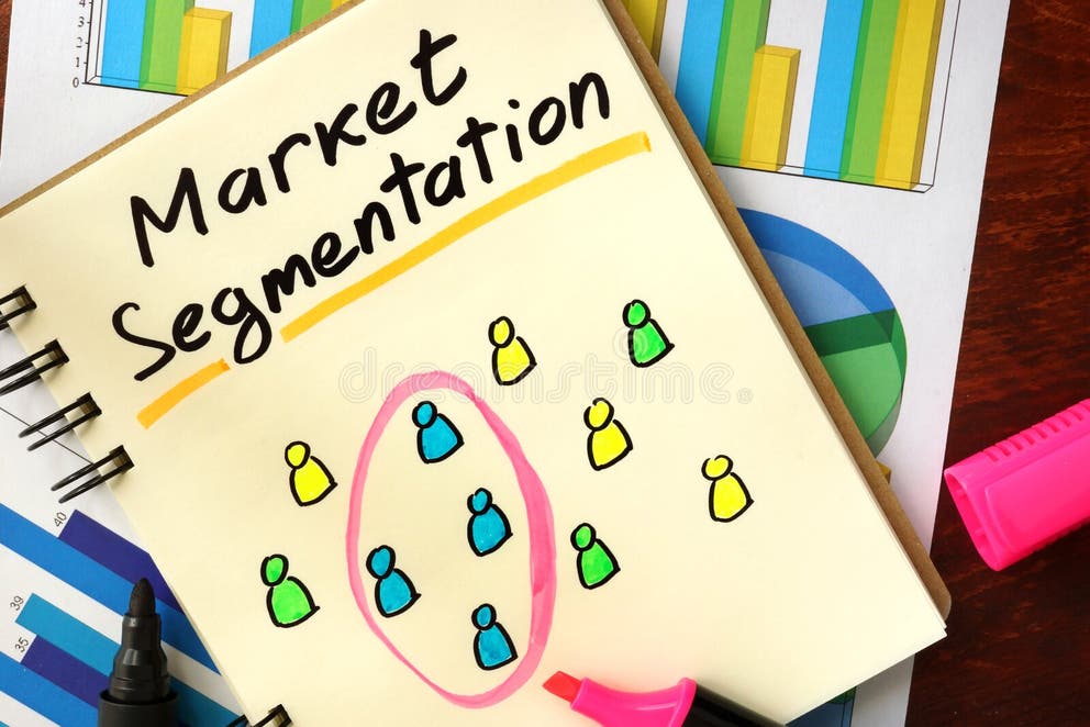 Notepad with Market Segmentation. Stock Photo - Image of segment ...