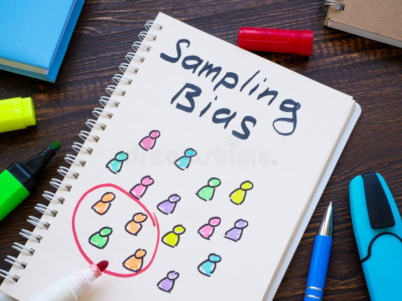 Notepad with Marks about Sampling Bias. Stock Photo - Image of bias ...