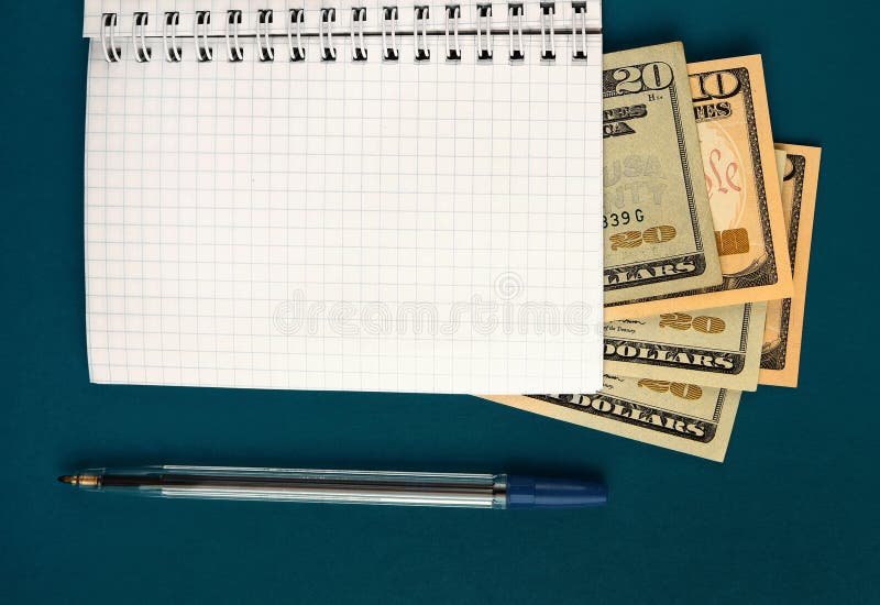 Notepad with a Money stock image. Image of life, cash - 154410639