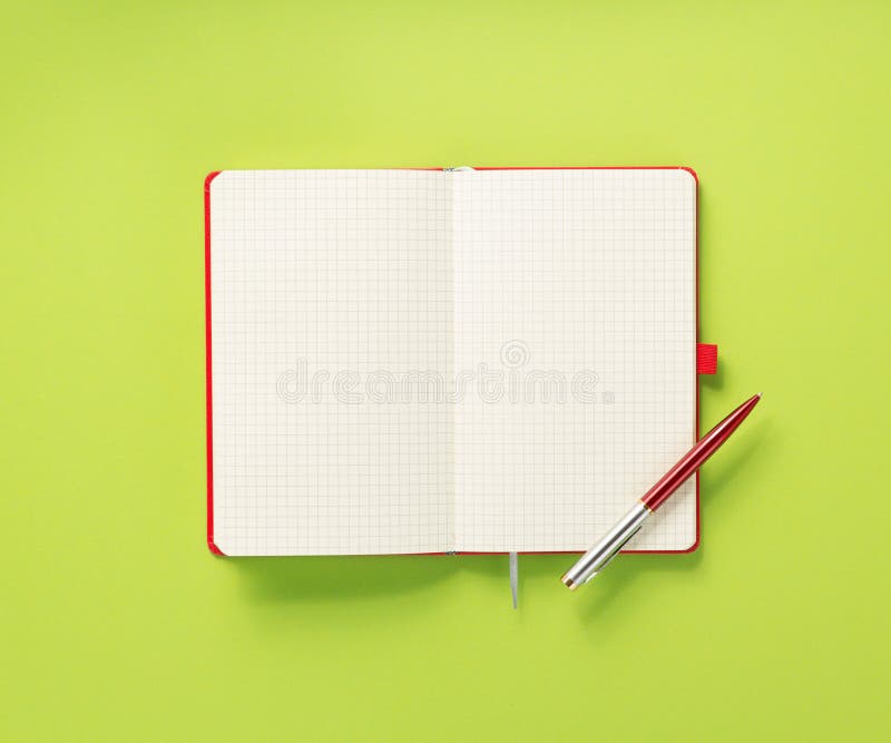 Notepad or Notebook at Abstract Background Stock Image - Image of light ...