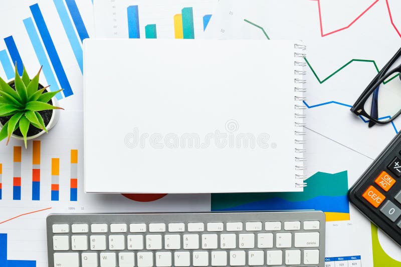 Notepad for Notes Copy Space on Charts and Financial Statements with ...