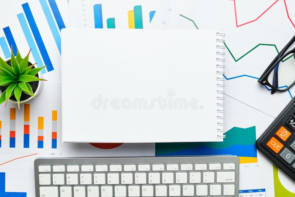 Notepad for Notes Copy Space on Charts and Financial Statements with ...