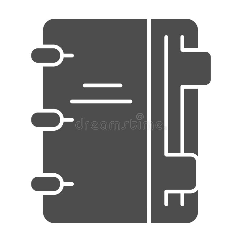 Notes Solid Fill Outline Icon Design Illustration. Media Control Symbol ...