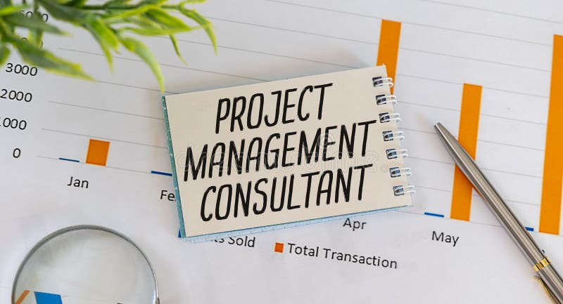 Notepad on Office Desk with Text: Project Management Consultant Stock ...