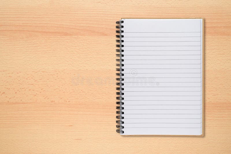 Notepad on office desk stock image. Image of lined, template - 63131665