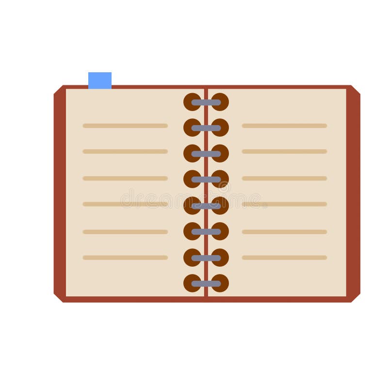 Notepad. Open Notebook for Writing. School Book or Textbook for ...