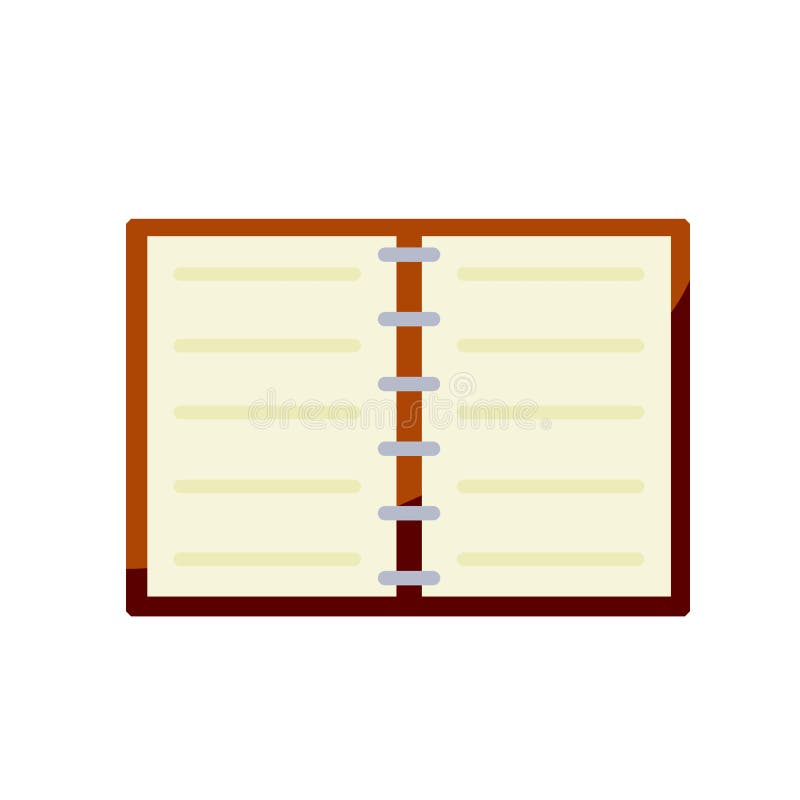 Notepad. Open Notebook for Writing. School Book or Textbook for ...