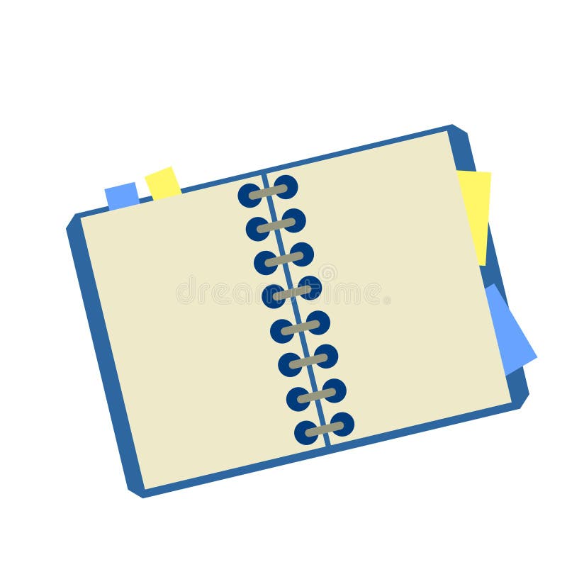 Notepad. Open Notebook for Writing. School Book or Textbook for ...