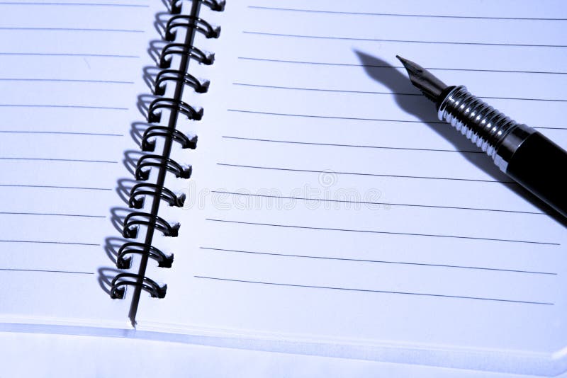 Notepad and pen stock image. Image of reminder, business - 10852959