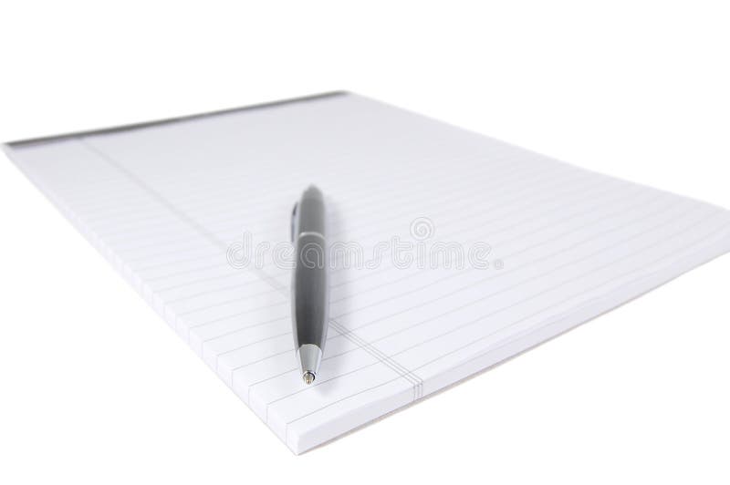 Notepad and pen stock photo. Image of notepad, notebook - 6264544
