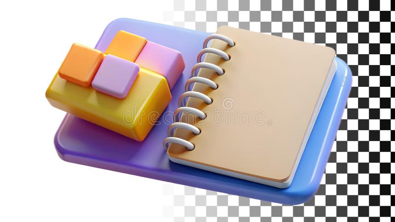 Notepad and Pen, Representing Writing and Office Supply Png Transparent ...