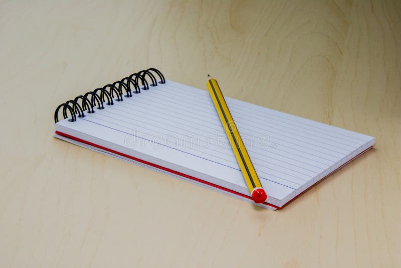 Notepad with pencil. stock image. Image of notepad, bussiness - 103081477