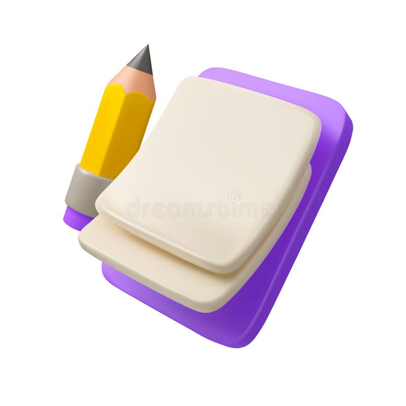 3d Realistic Notepad Open Stock Illustrations – 501 3d Realistic ...