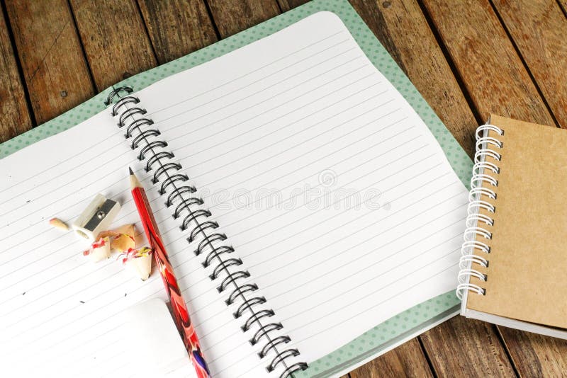Notepad and Pencil on a Desk Stock Image - Image of notepad, sheet ...
