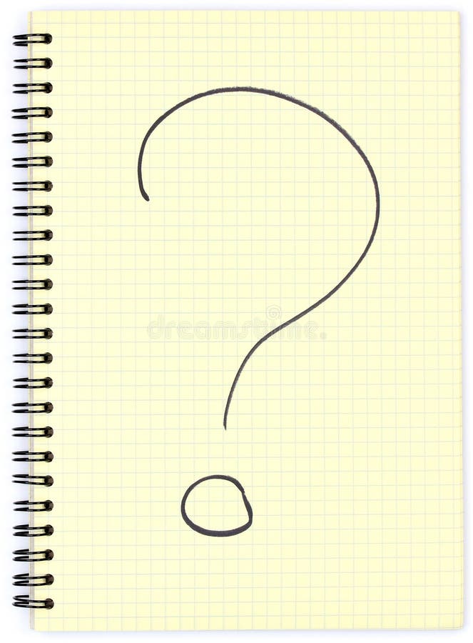 Notepad stock photo. Image of quest, paper, answer, white - 32414874