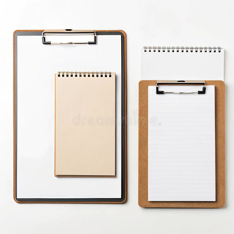 Notepad Set in Various Sizes for Quick Notes Stock Illustration ...