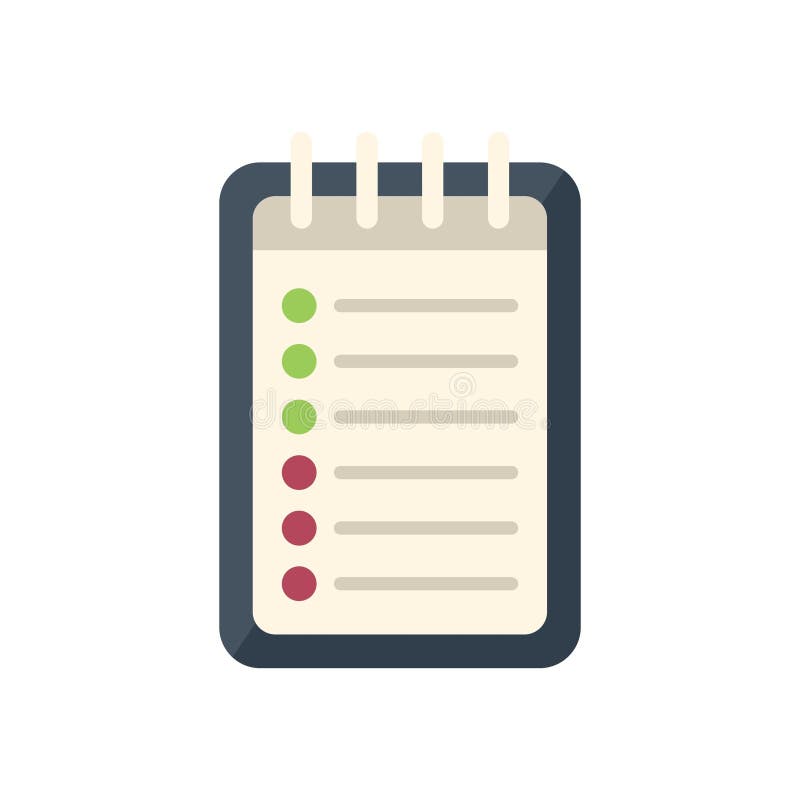 Notepad Showing Check Marks for Business Planning and Task Management ...