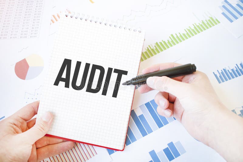 Audit diagram stock image. Image of case, handwriting - 205259533