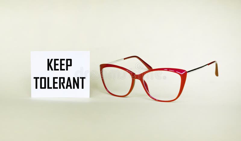 Notepad with the Text Be Tolerant. Concept of Tolerance, Diversity ...