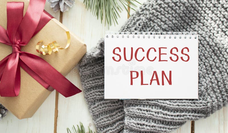 Success Plan Text on Notepad in Hands with Flowers and Calculator Stock ...