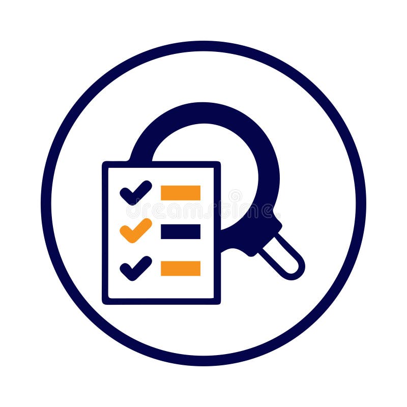 Notepad, Tick, Report, Checklist, Report Icon Stock Vector ...