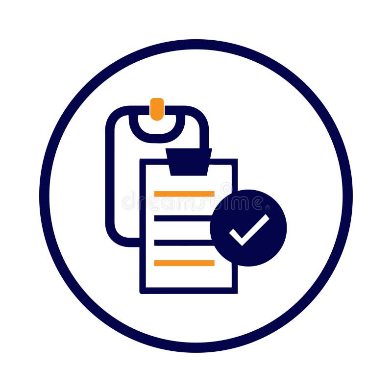 Notepad, Tick, Report, Checklist, Report Icon Stock Vector ...