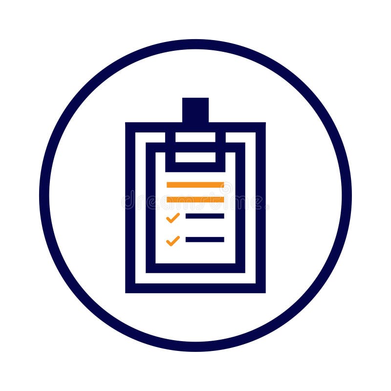 Notepad, Tick, Report, Checklist, Report Icon Stock Vector ...