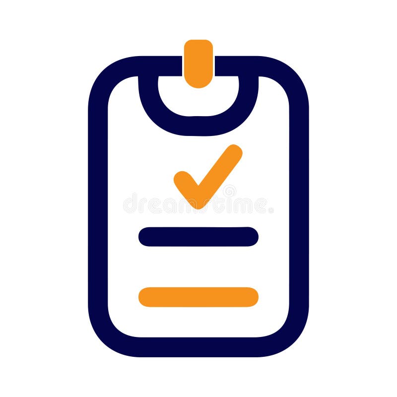 Notepad, Tick, Report, Checklist, Report Icon Stock Vector ...