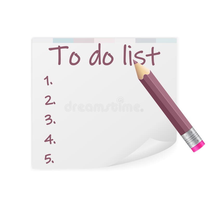 TO DO LIST Text on Red Grungy Rectangle Stamp Stock Illustration ...