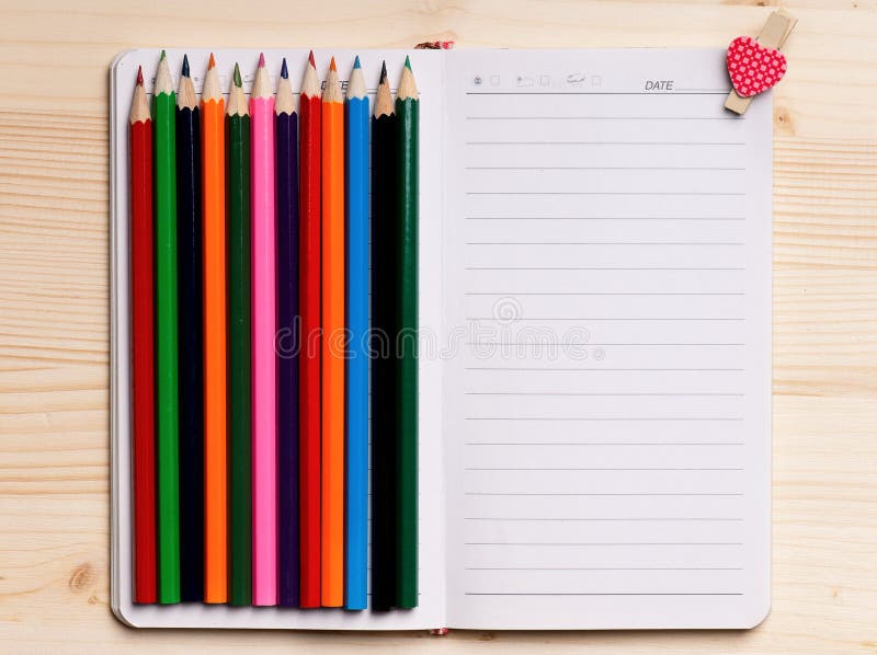 Notepad - top view stock image. Image of empty, paper - 61106587