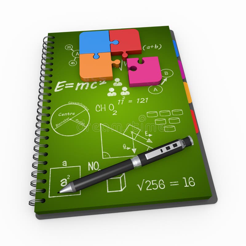 Notepad training concept stock illustration. Illustration of paper ...