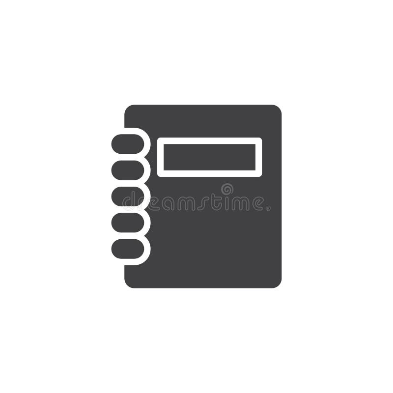 Notepad vector icon stock vector. Illustration of memo - 134757986