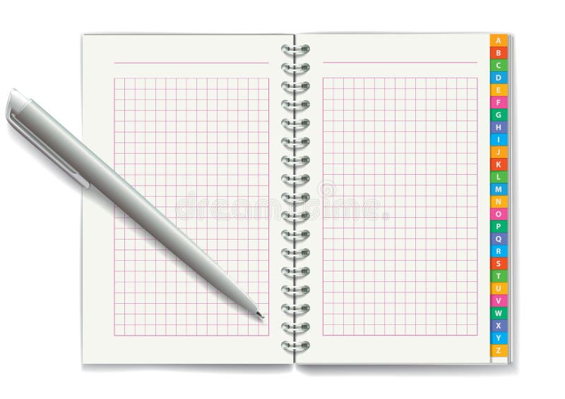 Notepad. Vector Illustration Stock Vector - Illustration of notebook ...