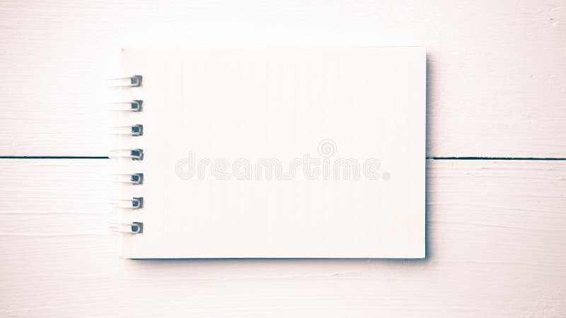 Notepad vintage style stock photo. Image of notebook - 61551896