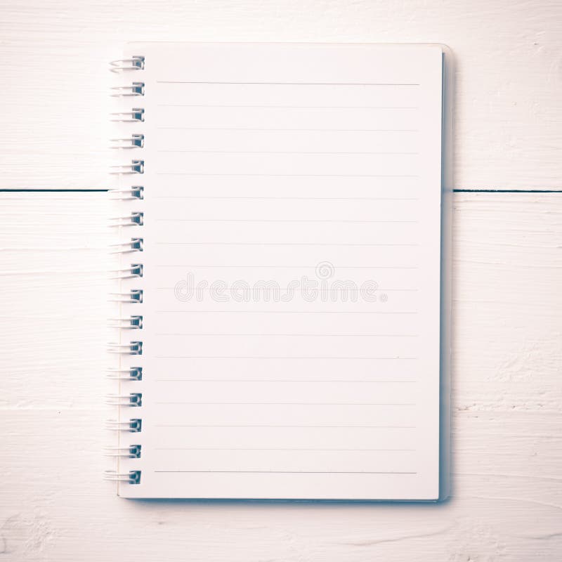 Notepad vintage style stock photo. Image of office, page - 61553046