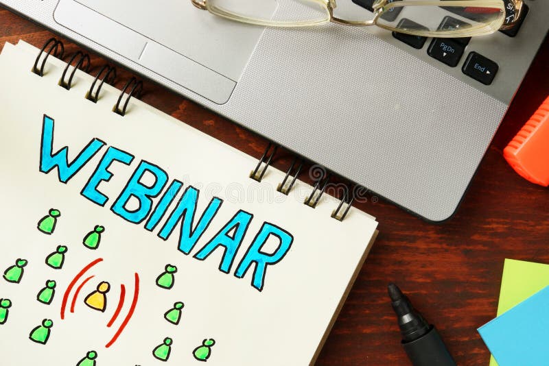 Webinar definition stock photo. Image of concept, macro - 20442184