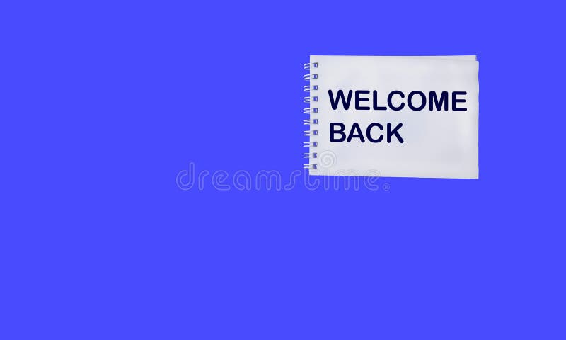 903 Welcome Back Blue Stock Photos - Free & Royalty-Free Stock Photos ...
