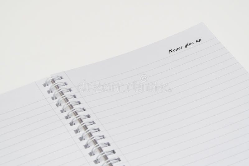 Notepad on a White Background Stock Image - Image of cover, office ...