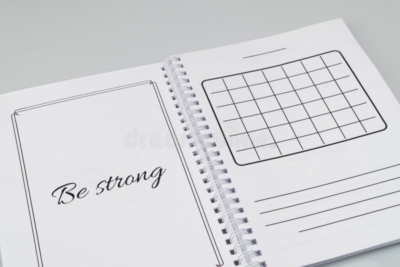 Notepad on a White Background Stock Image - Image of cover, office ...