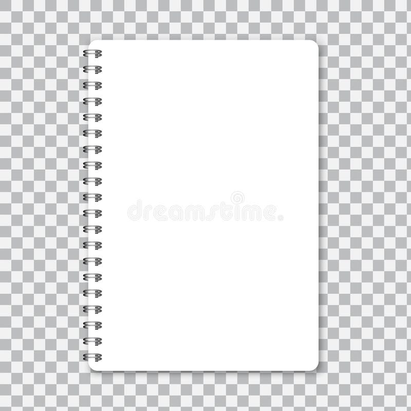 Notepad with Wire. Notebook with Spiral. Notepad A5 for Notes Stock ...