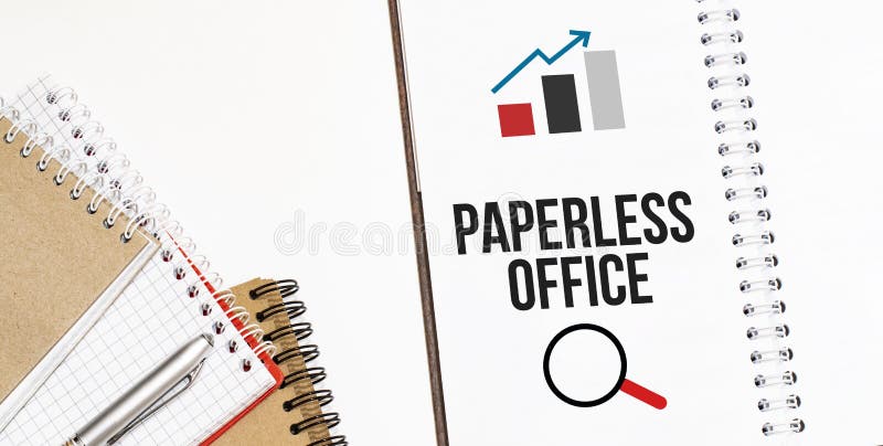 Paperless Office: Scanning Documents And Turning Paper Into Data Stock ...