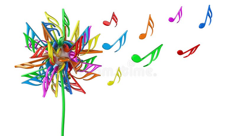 Dandelion Music Notes Stock Illustrations – 71 Dandelion Music Notes ...